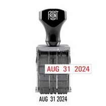 Pullman Heavy Duty Line Dater 1/4" rubber stamp