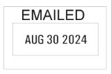 Emailed Date Stamp